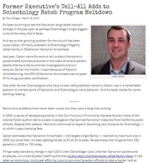 Episode 15 Former President Of Narconon Luke Catton