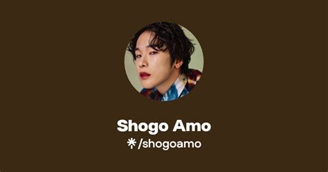 Shogo Amo Instagram Tiktok Linktree