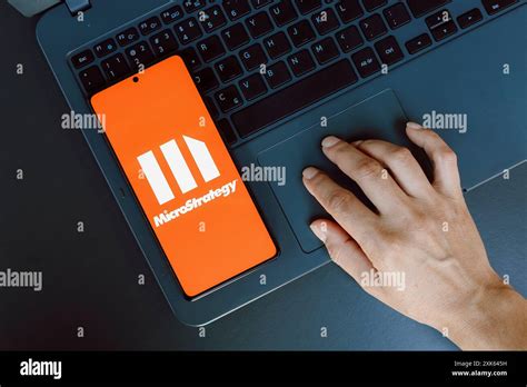 In This Photo Illustration The Microstrategy Incorporated Logo Is