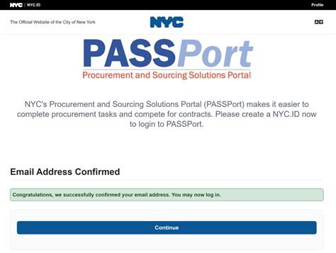 Create A Passport Account Mocs