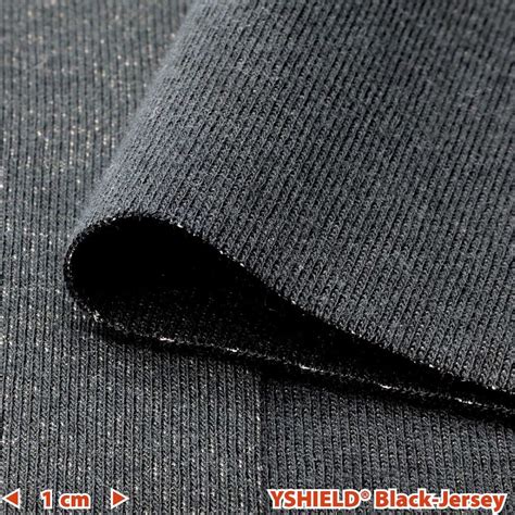 Black Jersey Fabric Emf Shielding Width 145 Cm Metres
