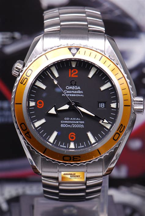 Sold Omega Seamaster Planet Ocean 455mm Co Axial Automatic Mint