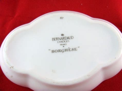 Bernardaud Limoges Borghese France Miniature Oval Dish