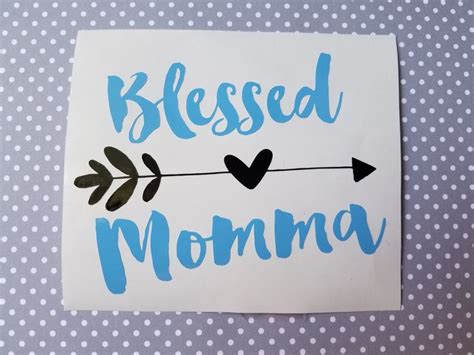 Blessed Momma Decal Country Girl Decal