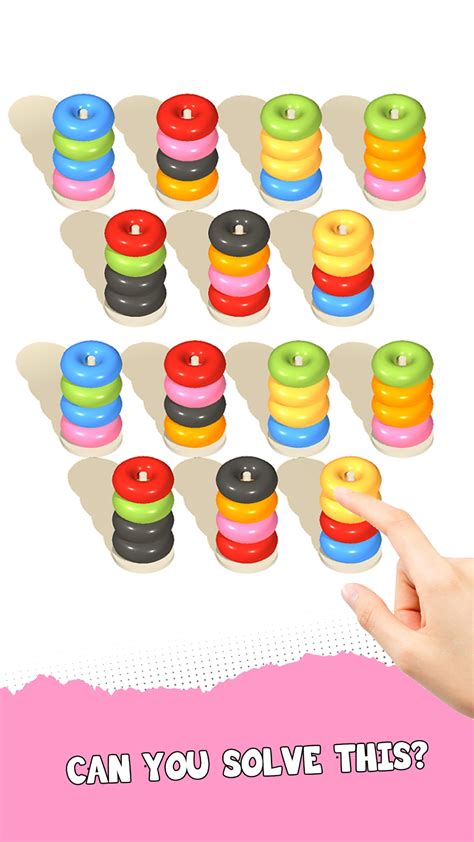 Color Hoop Sort 3d Puzzle For Android Download