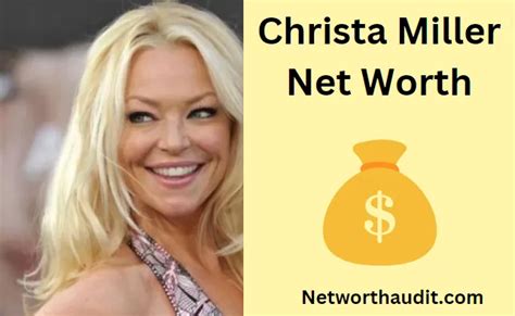 Christa Millers Net Worth A Fortune Tale Net Worth Audit