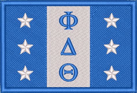 Phi Delta Theta Flag Officially Licensed 2x3 Loyalty Patch
