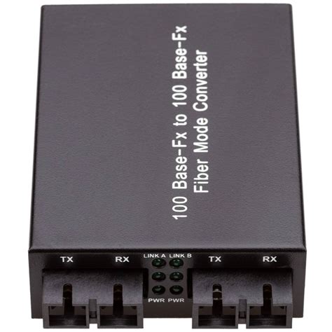 Multimode To Single Mode Fiber Converter Sc 100 Mbps From Mm To Sm