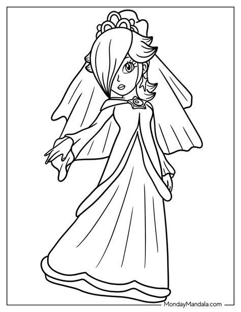 22 Rosalina Coloring Pages Free Pdf Printables