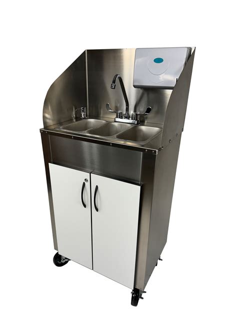 Pinnacle Stainless Steel Warewashing Station With Splash Guard