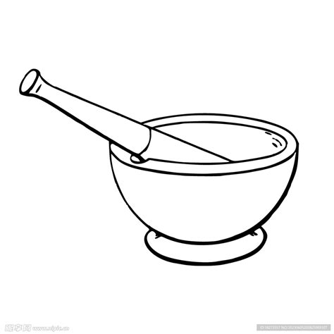 捣药罐设计图生活用品生活百科设计图库昵图网