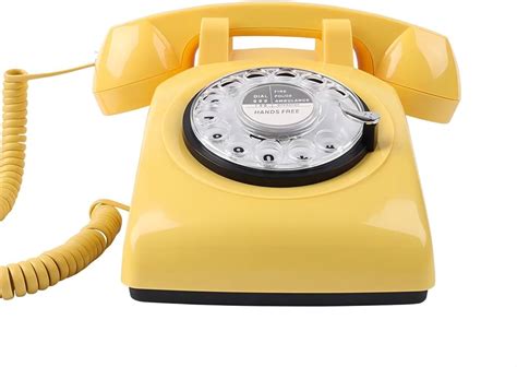 Mcheeta Rotary Phone Retro Rotary Dialing Telephone 80s Vintage