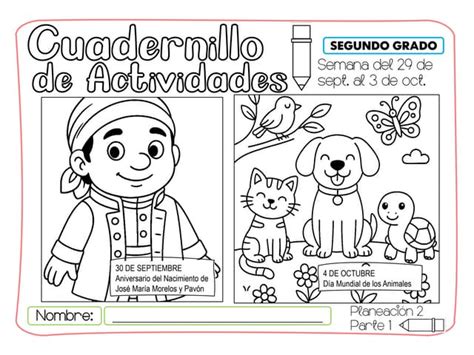 Ejercicios Para Niños De Segundo Grado De Educación Primaria 2° Cuad