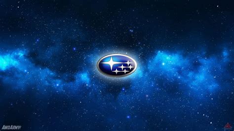 Subaru Logo Wallpaper Black