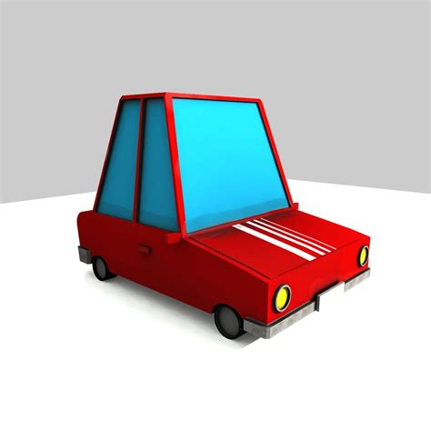 Toy Car Toon Free 3d Models Download Free3d