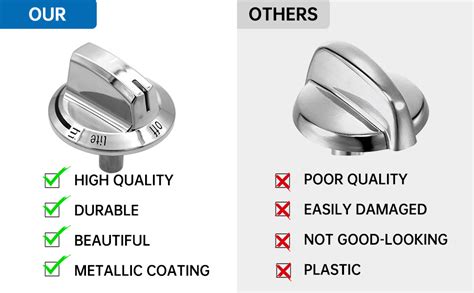 Upgraded 5304525746 Frigidaire Stove Knobs Replacements