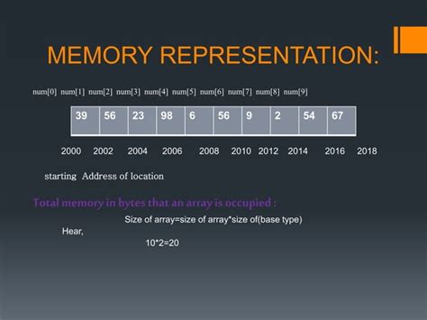 Array In C Pptx Array In C Pptx