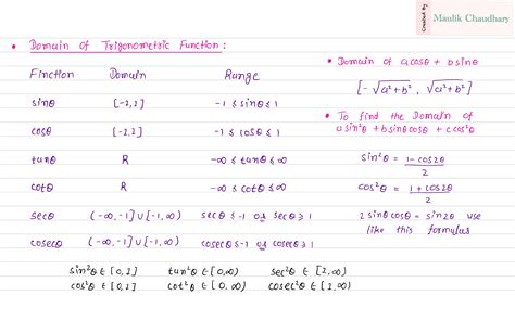 Trigonometry Formulas Basic To Advanced Formulas