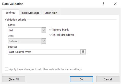Easily Expandable Data Validation Lists Sparrowsolutionsca