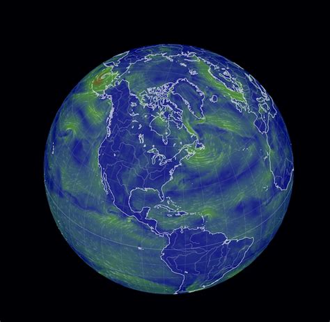 Earth A Global Map Of Wind Weather And Ocean Conditions Deeptime