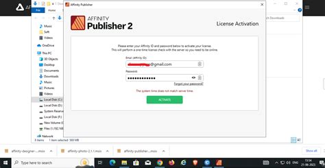 registration error the system time does not match server time
