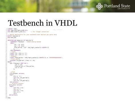 Ppt Fibonnaci Sequence Generator And T Estbench In Vhdl Powerpoint Presentation Id