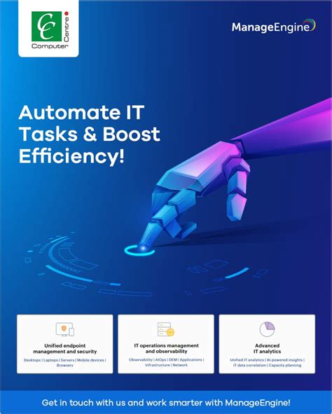 Itautomation Manageengine Itproductivity Computer Centre Tanzania Ltd