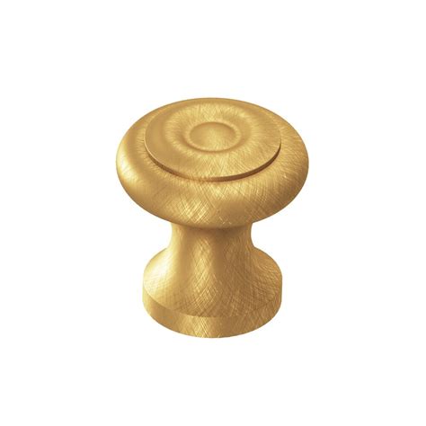 Knobs Collection 58 Diameter Knob In Weathered Brass By Colonial