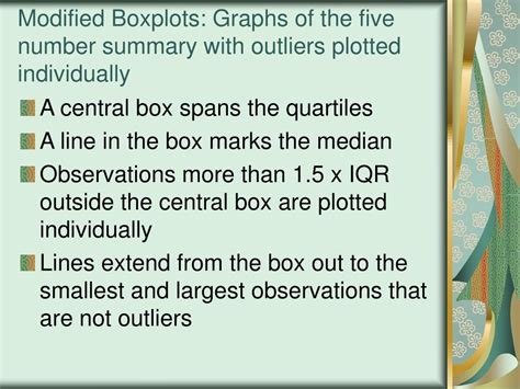 Ppt Mean Vs Median Box Plots And Measuring Spread By Standard