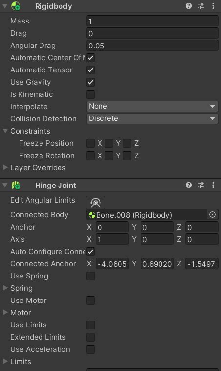 How To Make For Example A Tail For A Player That Is Subject To Physical Forces Unity Engine