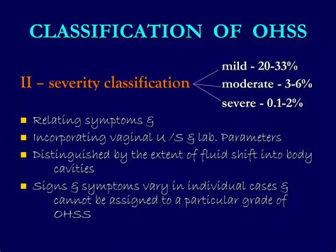 Minimizing Risk Of Ovarian Hyperstimulation Syndrome Ohss Practice
