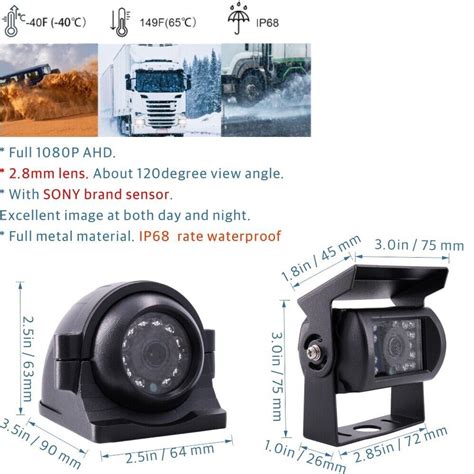 1080p Ahd 4ch Mdvr Video Recorder Box 7 Monitor 4pcs Cameras For Truck