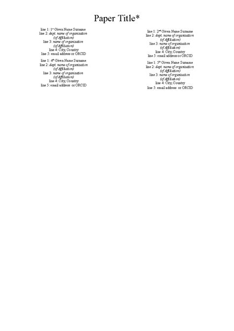 Ieee Format Equations Paper Title Line 1 1st Given Name Surname