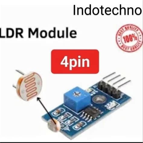 jual module sensor cahaya module light sensor ldr 4pin ao do arduino
