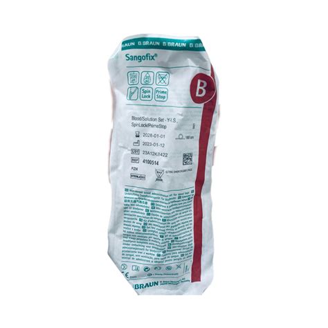 Bbraun Sangofix B Iv Giving Set Each Ace Medical Supplies