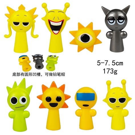 8 Pcs Sprunki Action Figures Sprunky Toy Whole Set Doll Christmas Birthday Ts For Horror
