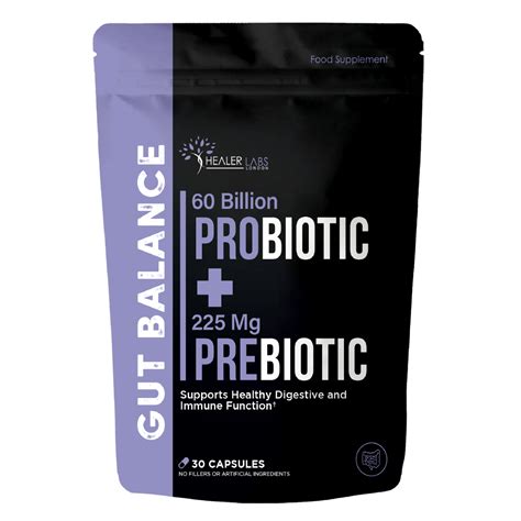 60 Billion Probiotic Prebiotic Blend Healer Labs London Uk