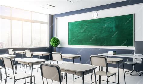 Premium Photo Contemporary Classroom Interior