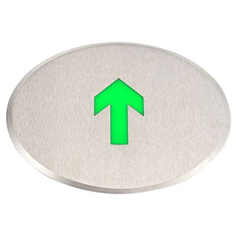 Cimaxic Stainless Steel Self Luminous Evacuation Guidance Arrow Shaped