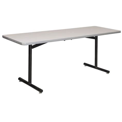 Ki 24x72 Used Laminate Folding Table Light Gray National Office Interiors And Liquidators