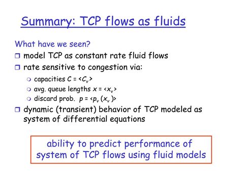 Ppt Performance Models Of Tcp Powerpoint Presentation Free Download Id971785