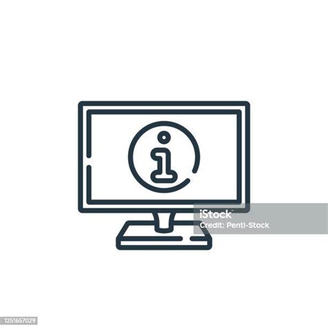 정보 벡터 아이콘입니다 정보 편집 가능한 스트로크 웹 및 모바일 앱 로고 인쇄 매체에 사용하기 위한 정보 선형 기호입니다 얇은