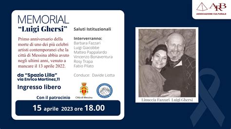 Messina Il 15 Aprile Il Memorial Luigi Ghersi