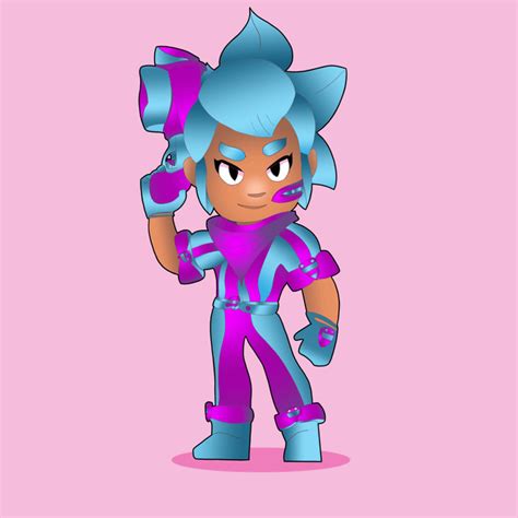 How To Draw Star Shelly Brawl Stars