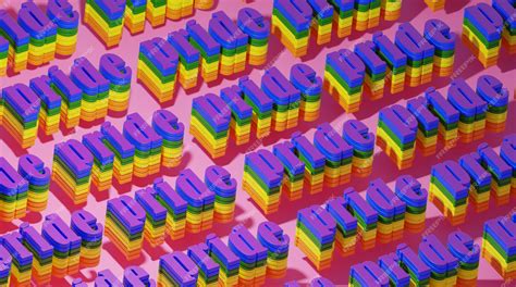 Trots Belettering Achtergrond Met Lgbtq En Transgender Kleuren Zin En