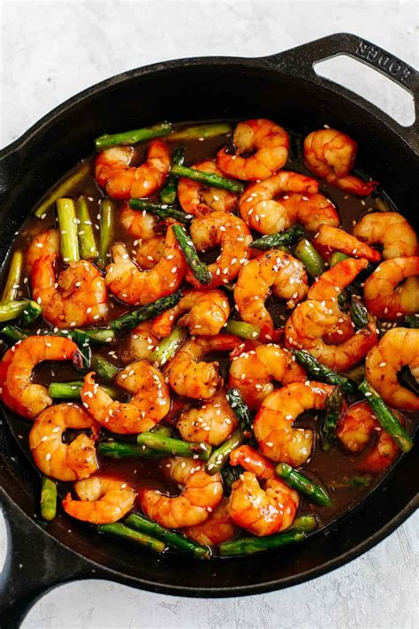 20 Minute Honey Garlic Shrimp Stir Fry Eat Yourself Skinny