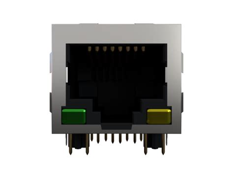 Ethernet Socket 3d Model Cgtrader