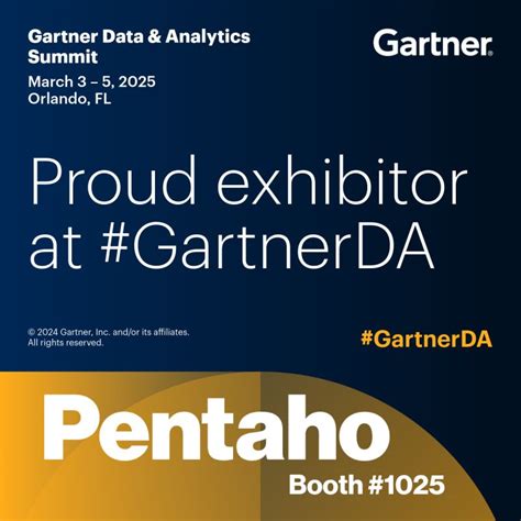 Gartnerda Dataanalytics Pentaho Datadriven Gartnersummit Orlando