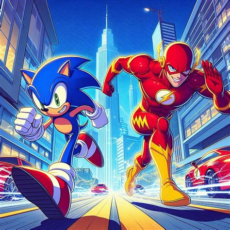 The Flash Vs Sonic By Vilgotek On Deviantart
