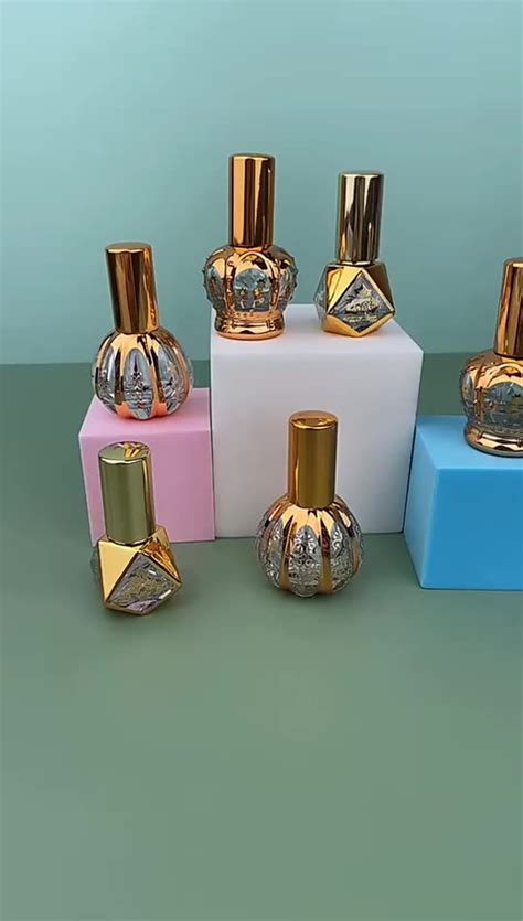 Luxury Empty Glass Perfume Fancy Attar Oil Bottle Roll On Arabic 12ml